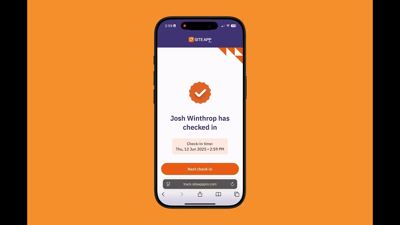 Setting up a Visitor Register