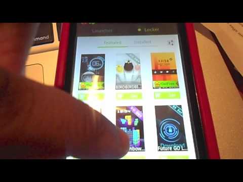 ZTE WARP Tutorial! GO Launcher ,GO Locker , GO SMS PRO & Transitions