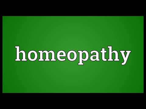 Homeopathy Meaning