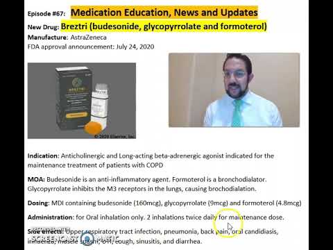 Breztri (budesonide, glycopyrrolate and formoterol) - COPD