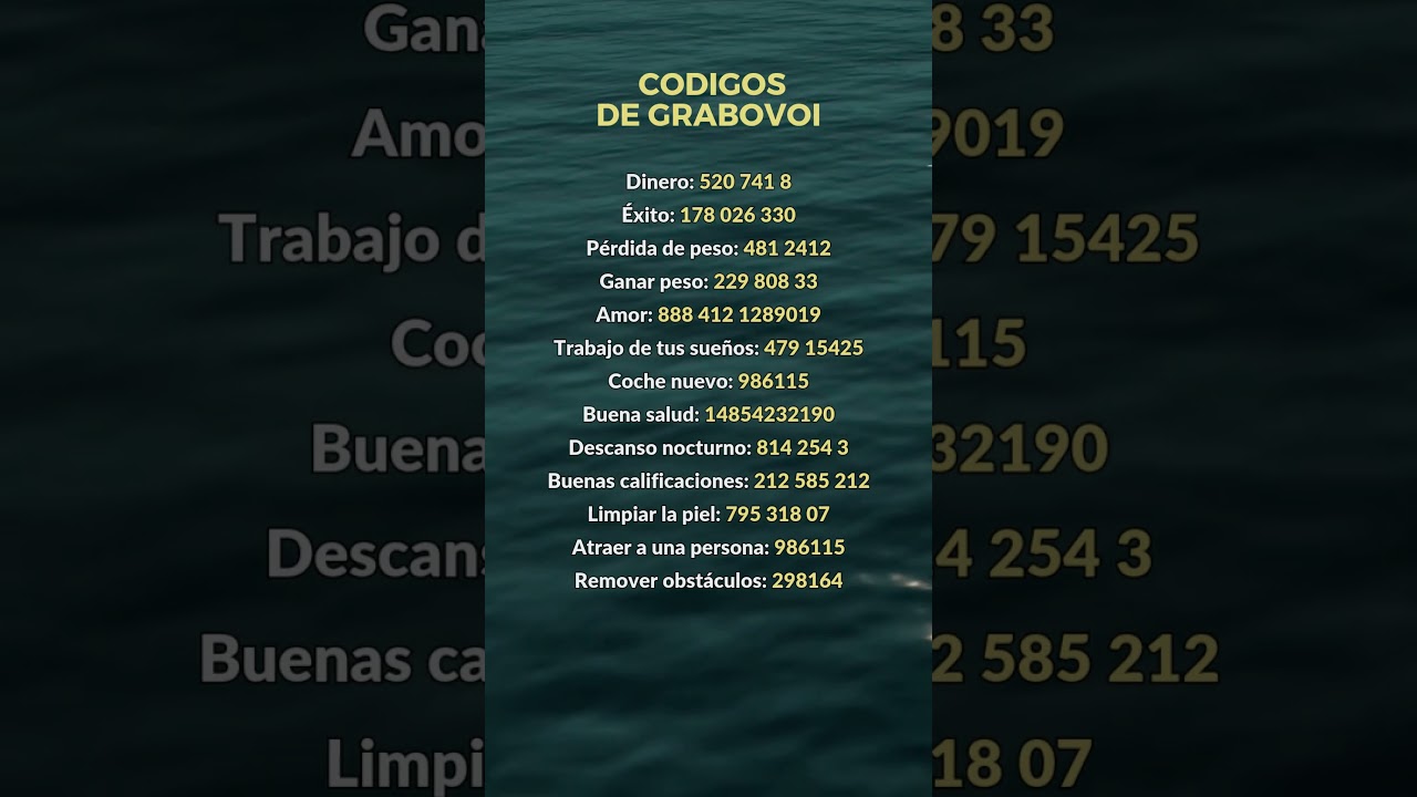 CÓDIGOS DE GRABOVOI