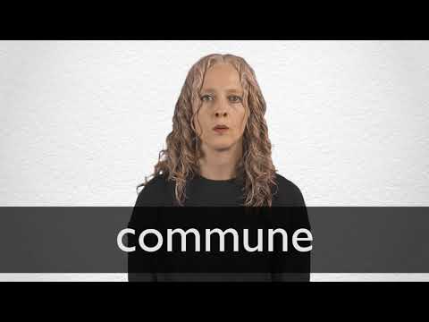 COMMUNE definition and meaning | Collins English Dictionary