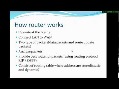how router works (overview)