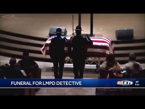 Family, friends of LMPD detective who lost battle with cancer pay final respects