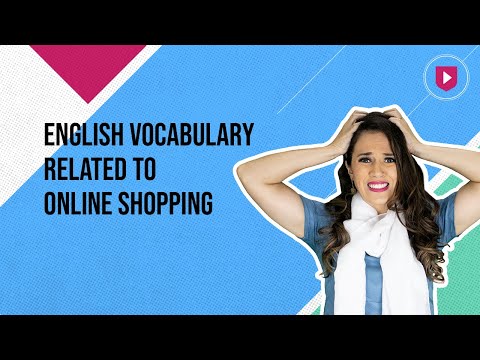 English vocabulary related to online shopping