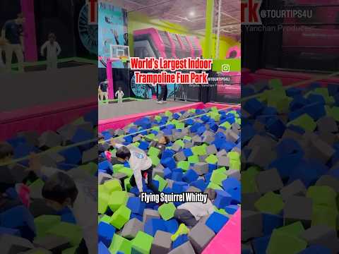 World’s Largest Indoor Trampoline Fun Park - Flying Squirrel Whitby| Ontario, Canada 🇨🇦 #travel