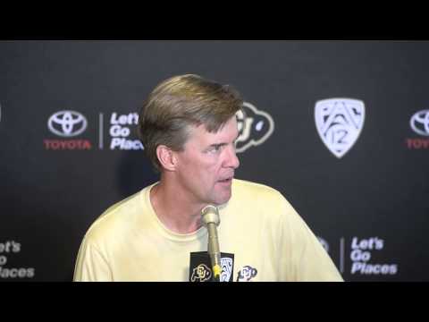 University of Colorado Football Head Coach Mike MacIntyre