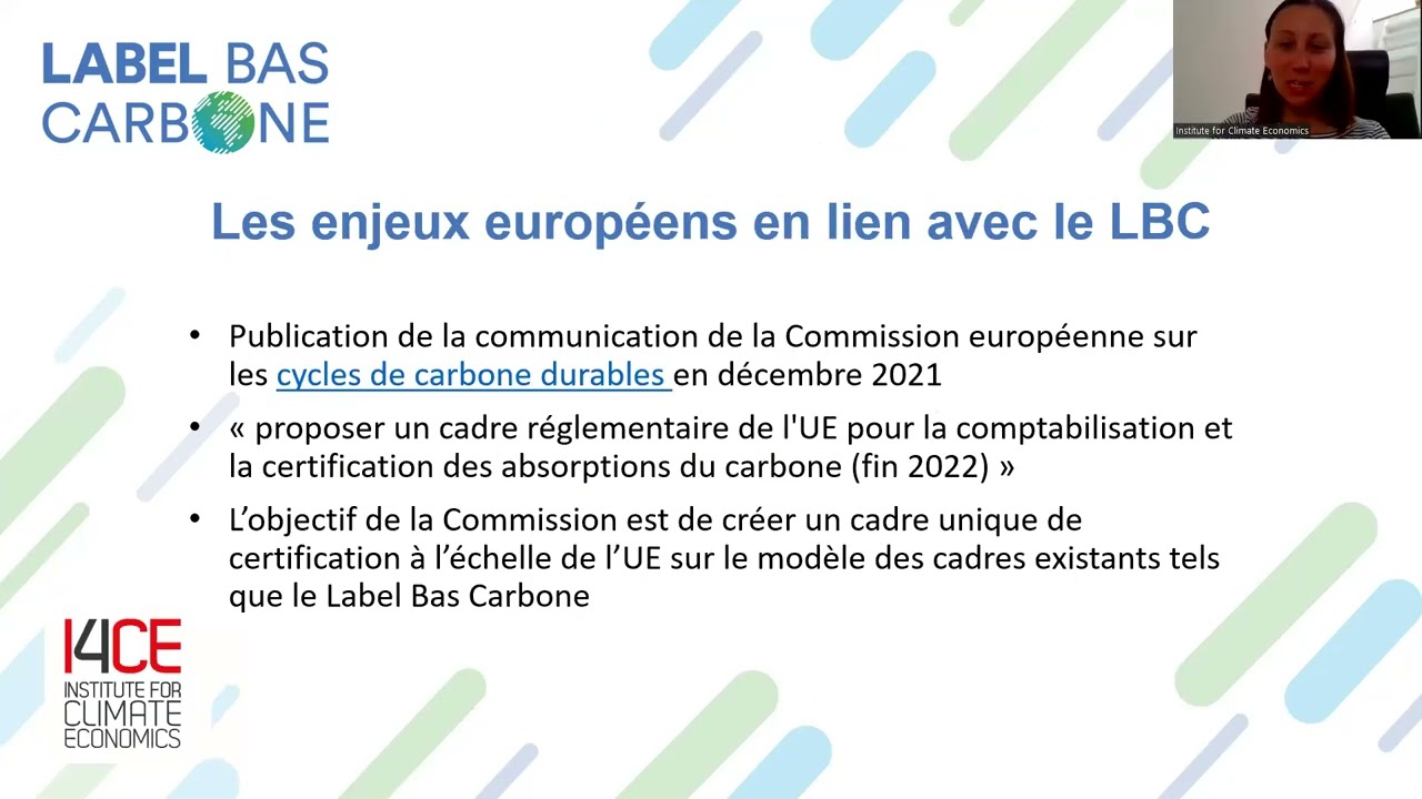 Webinaire I Nouvelles méthodes Agri du Label Bas carbone - I4CE