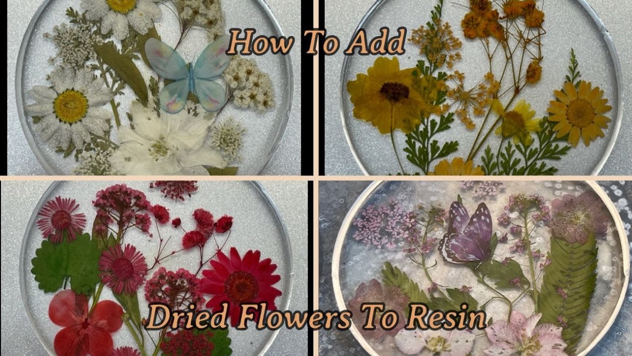 #35 How To Cast Dried Flowers In Resin Coasters!