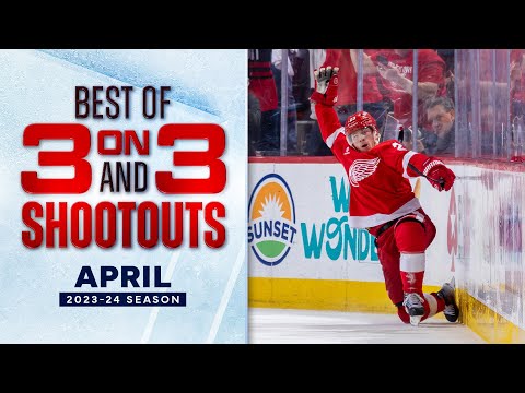 Best 3-on-3 Overtime and Shootout Moments from April | NHL 2023-24