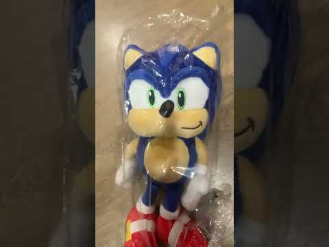 The new Sanei sonic plush! #sonic #sonicthehedgehog #sega #nostalgia #speed