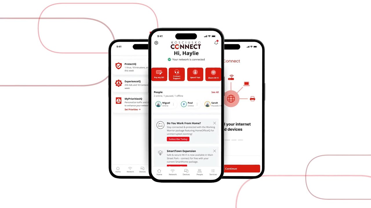🚀 Kosciusko Connect Home App: Your First Look at the Main Dashboard