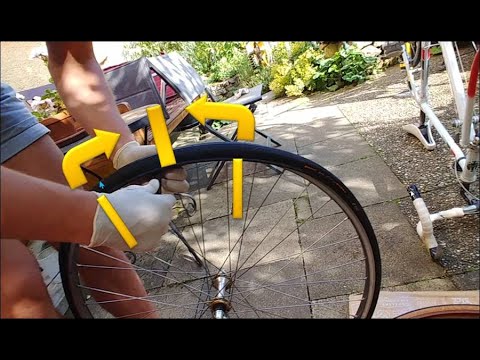 Problem Mantel Rad aufziehen. Lösung zu Reifen klemmt. Rennrad Continental ULTRA Sport 23-622