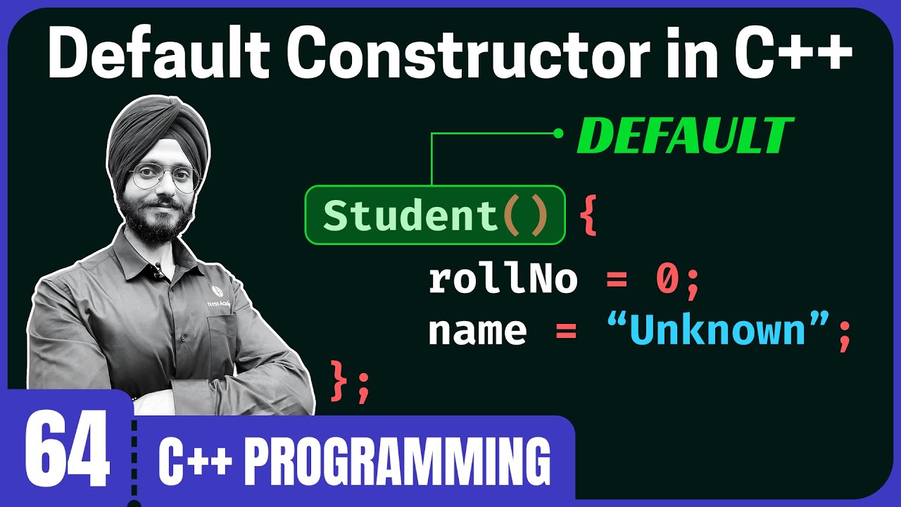 Default Constructor in C++