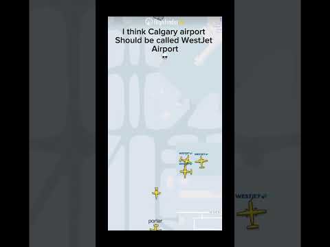 I think Calgary airport should be called WestJet airport #westjet #calgary #geography #shorts