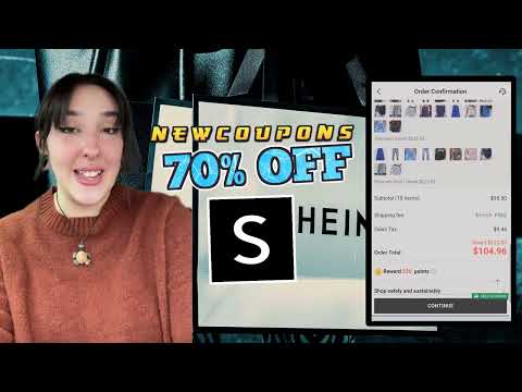 Get 70% OFF Shein Promo Codes! Simple Steps to Save Big on Your Orders with Verified Discount Deals!