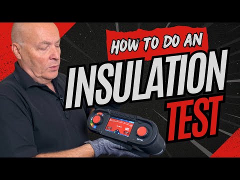 How to do an INSULATION TEST! Megger MFT X1 TUTORIAL