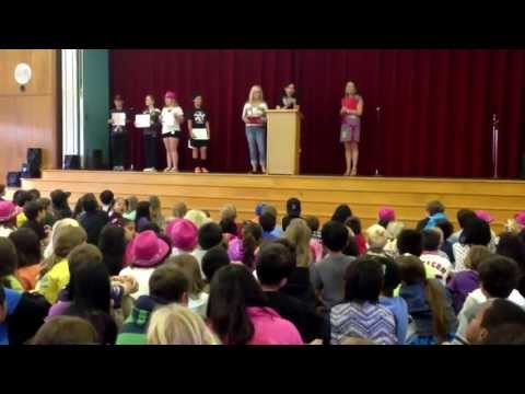 Griffin wins the Heather Elementary School - Colt Award for Citizenship