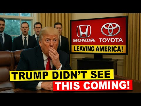 NO MORE JAPAN CARS: Toyota & Honda Replied to Trump’s Tariffs By Leaving America
