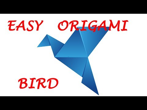 How To Make Origami Birds Step By Step