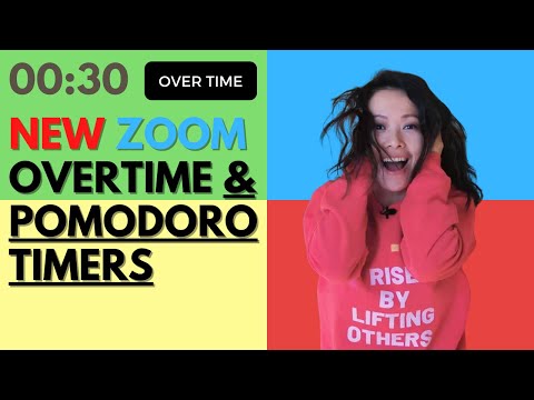 (NEW) Zoom MP4 Ready-to-Use Timers: Pomodoro, Countdown, Count-up, Overtime Timers Update #zoom