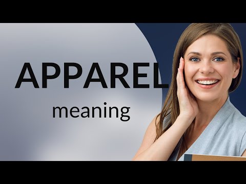 Apparel — APPAREL meaning