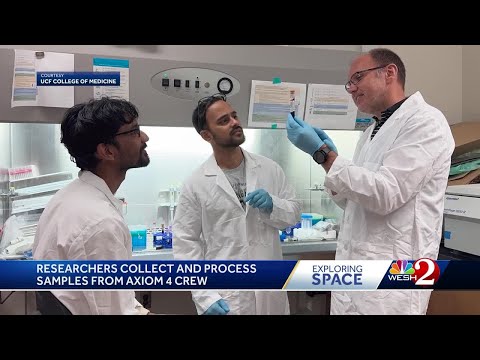 UCF scientists process Axiom-4 astronaut health samples for space medicine research