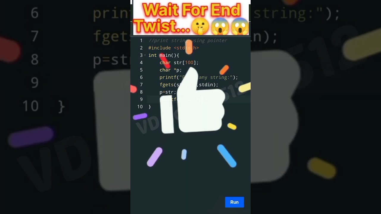 C Program to Print String using Pointer | String using Pointer in C | #shorts #viral #short #coding