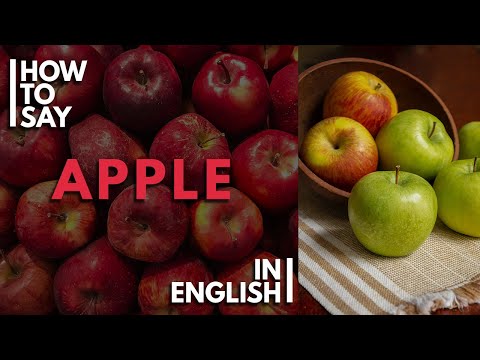 How To Pronounce 'APPLE' in English