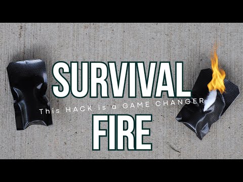 Don't Make Fire Starters the Old Way – Try THIS! Survival Fire Hack