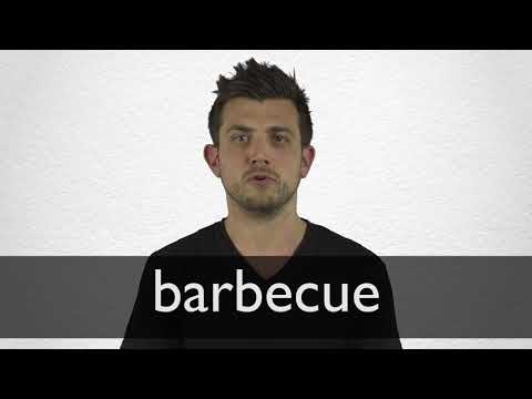 How to pronounce BARBECUE in British English