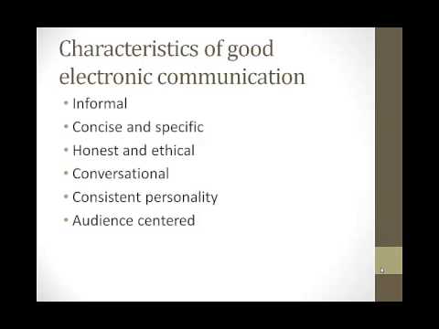 Writing for Electronic Media