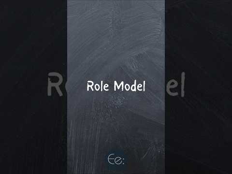 Role Model 🌟 What Does It Mean? #english #explained #phrases #expression #meaning #casual #esl #tip