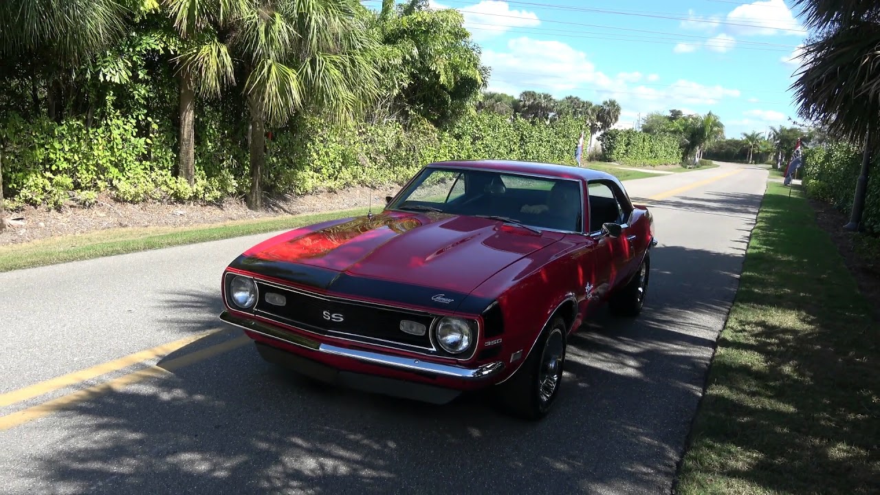1968 Camaro RED Black Stripe