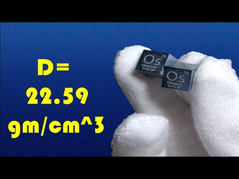 Osmium :  The Densest Metal on Earth