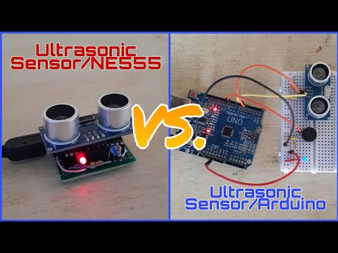 Automated Doorbell/Buzzer using NE555 IC or Arduino Uno Board with Ultrasonic Sensor âš¡