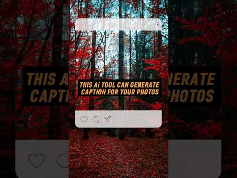 😎Generate Captions For your Photos using Ai🤖 ...#ai #viral #shorts