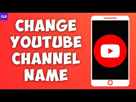 How To Change YouTube Channel Names 2023 (EASY)