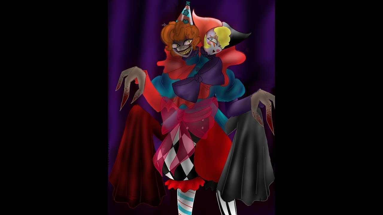 Merry Clowns (spooky speed paint)