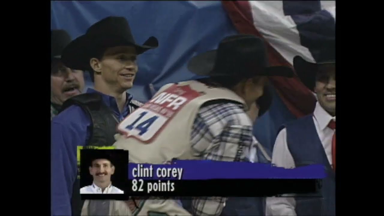Clint Corey vs Wise Guy | 1998 National Finals Rodeo | Round 4