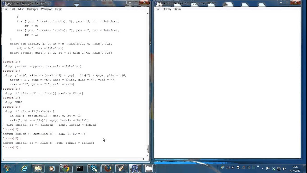 pyramid.plot() in R' Plotrix Package