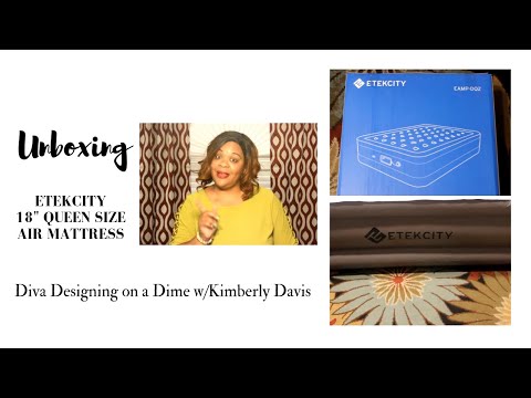 Unboxing: Etekcity 18" Queen Size Air Mattress