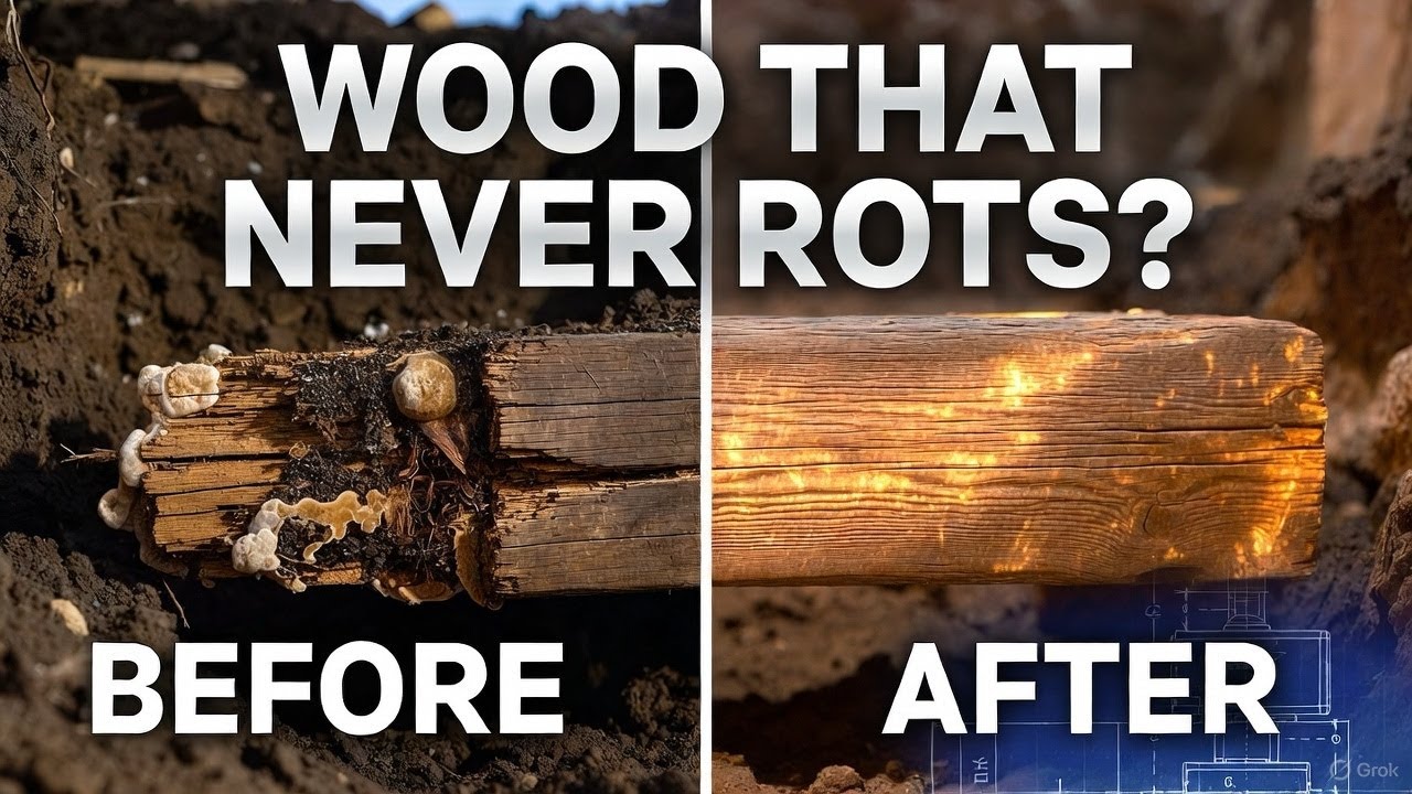 How Engineers Made Wooden Beams Last Underground for Decades