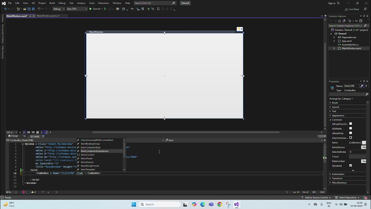 WPF ComboBox Data Binding & Setting Default Selection