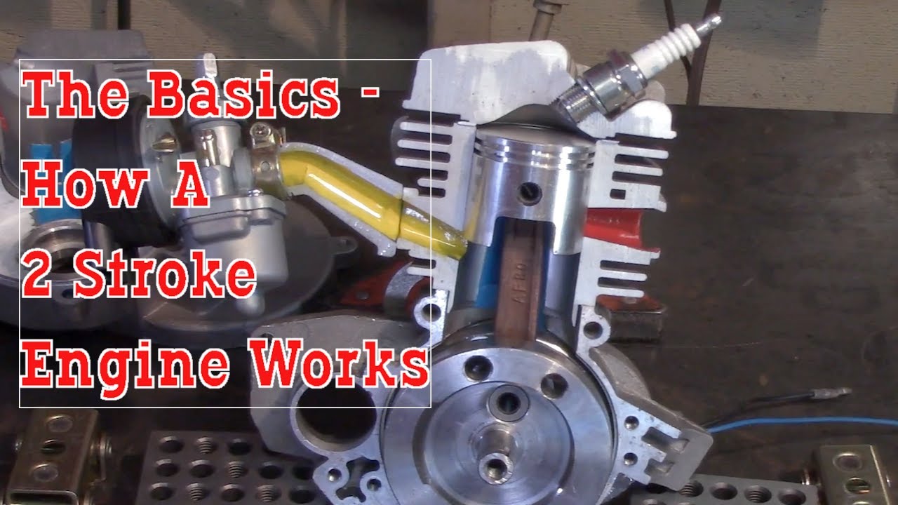 The Basics - How A 2 Stroke Motorized Bike Engine Works