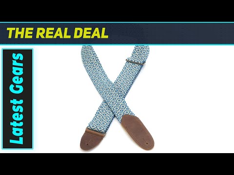 Best LM Products Tapestry Guitar Strap - Blue