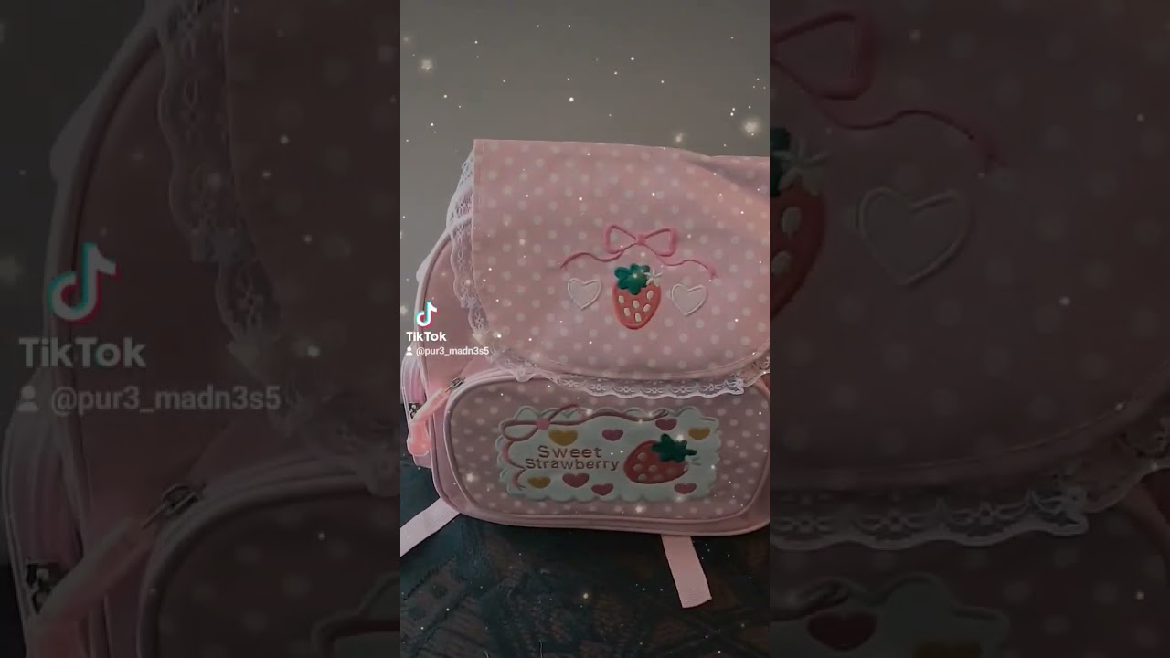 sweet strawberry backpack #kawaii
