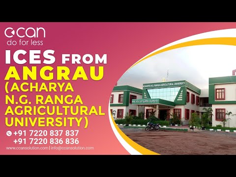 CCAN SOLUTIONS/ICES FROM A N G R A U (ACHARYA N.G. RANGA AGRICULTURAL UNIVERSITY)