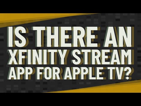 Is there an Xfinity Stream app for Apple TV?