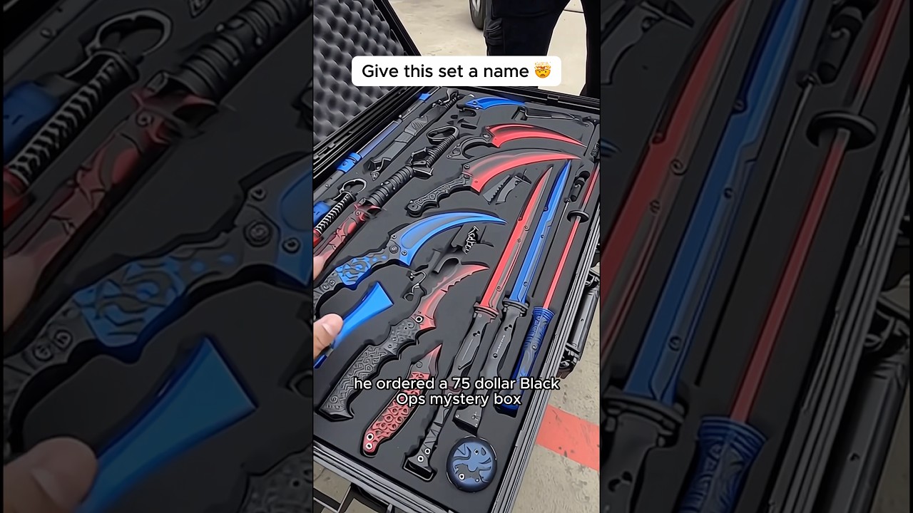 Got scammed again 🥴 customer stole this $200 mystery knives pack…